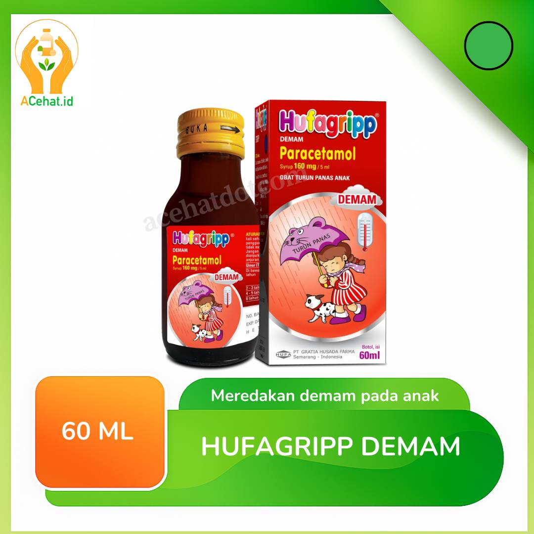 HUFAGRIP DEMAM 160 MG/5 ML SYR – acehat