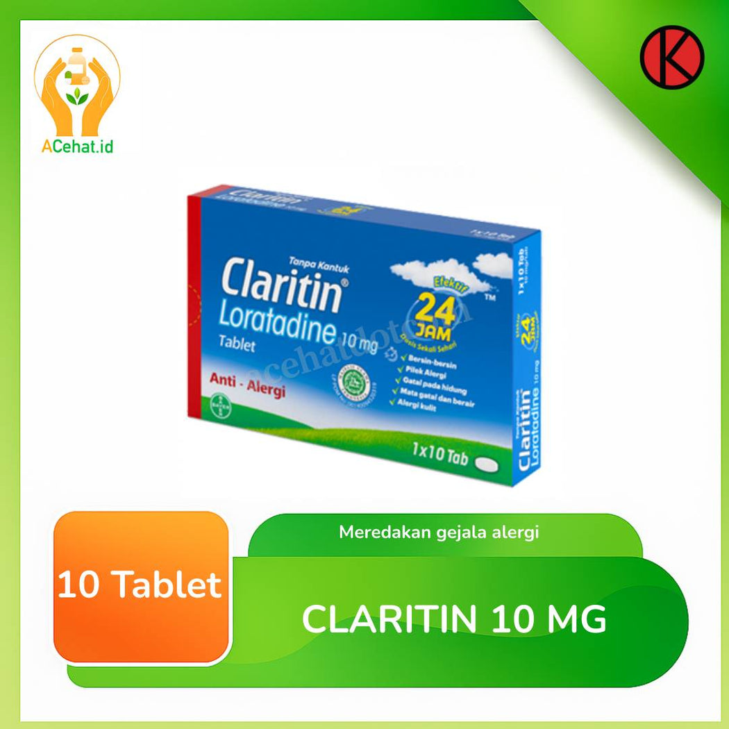 CLARITIN 10 MG 10 TAB – acehat
